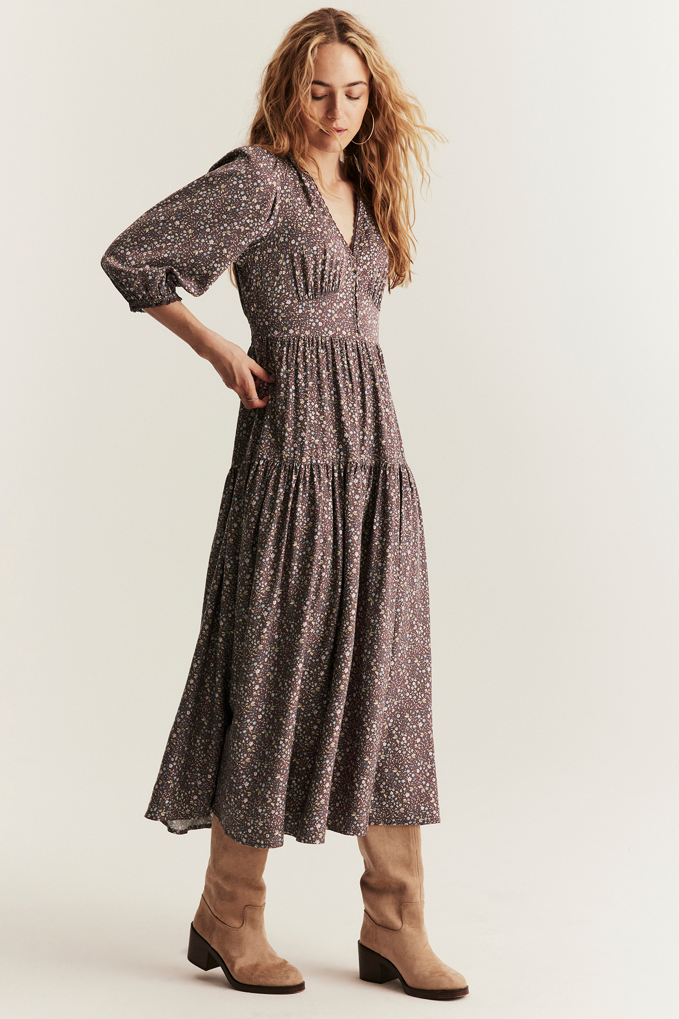 Floral dress by Newbie Woman | Purple | Kids | Newbie